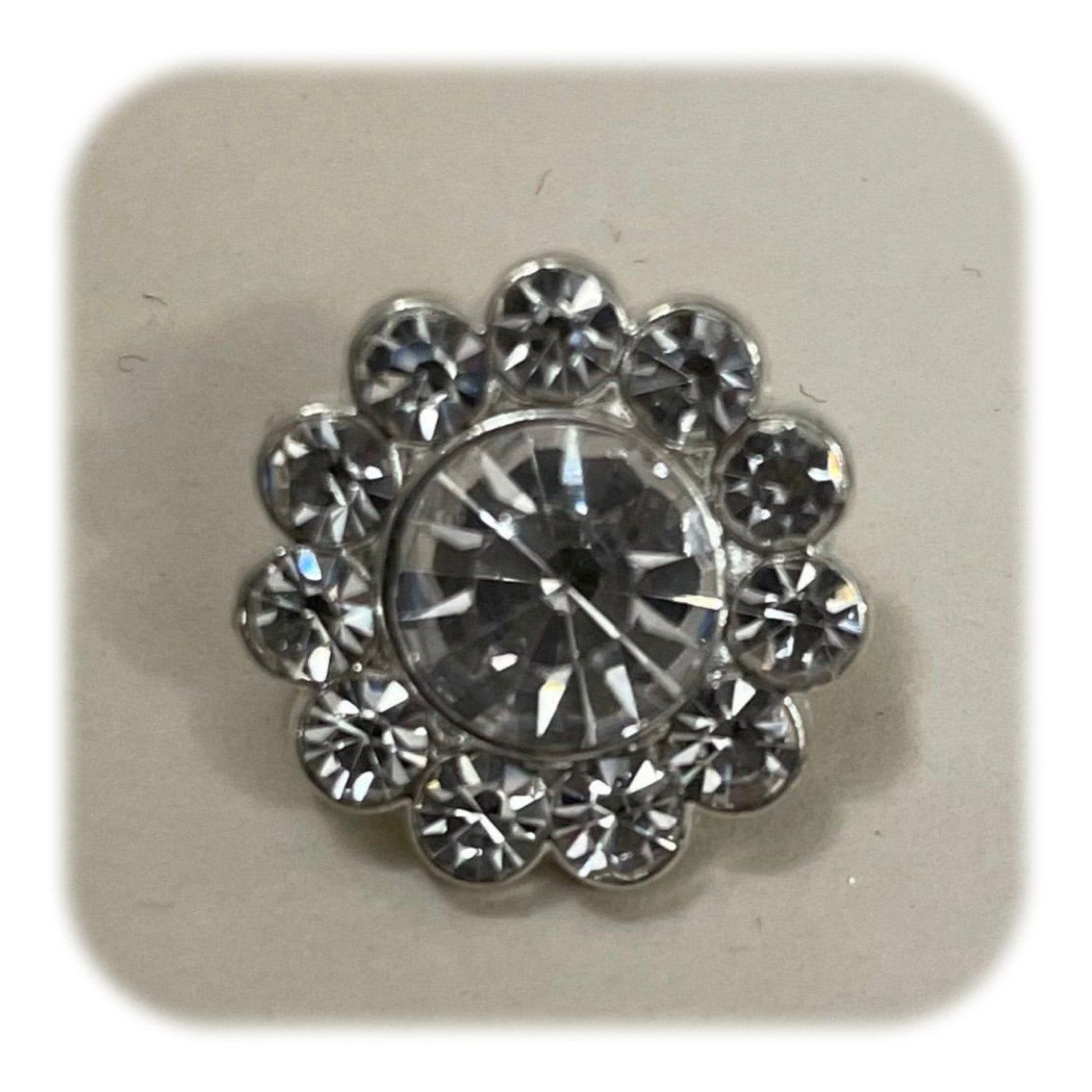 Bouton bijoux 12 mm- Axe mode Accessoires Mercerie Paris